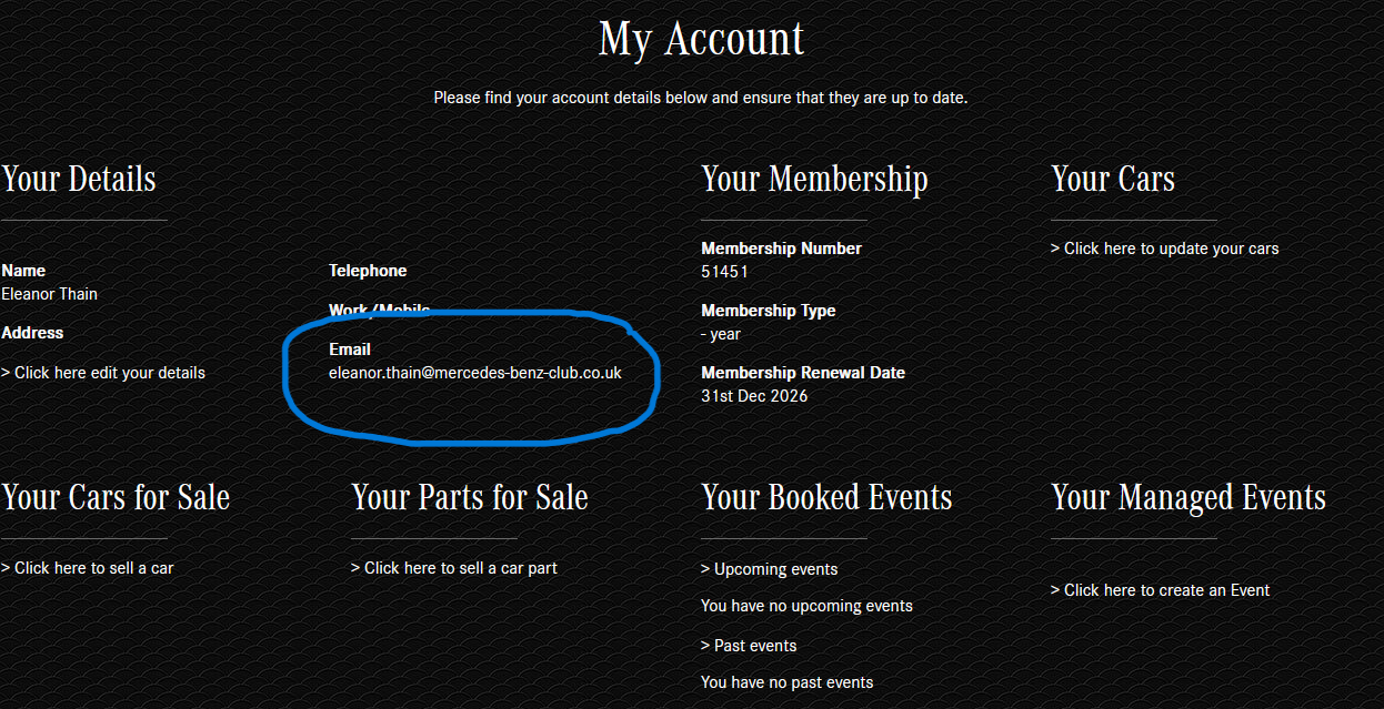 Please check your email! - The Mercedes-Benz Club